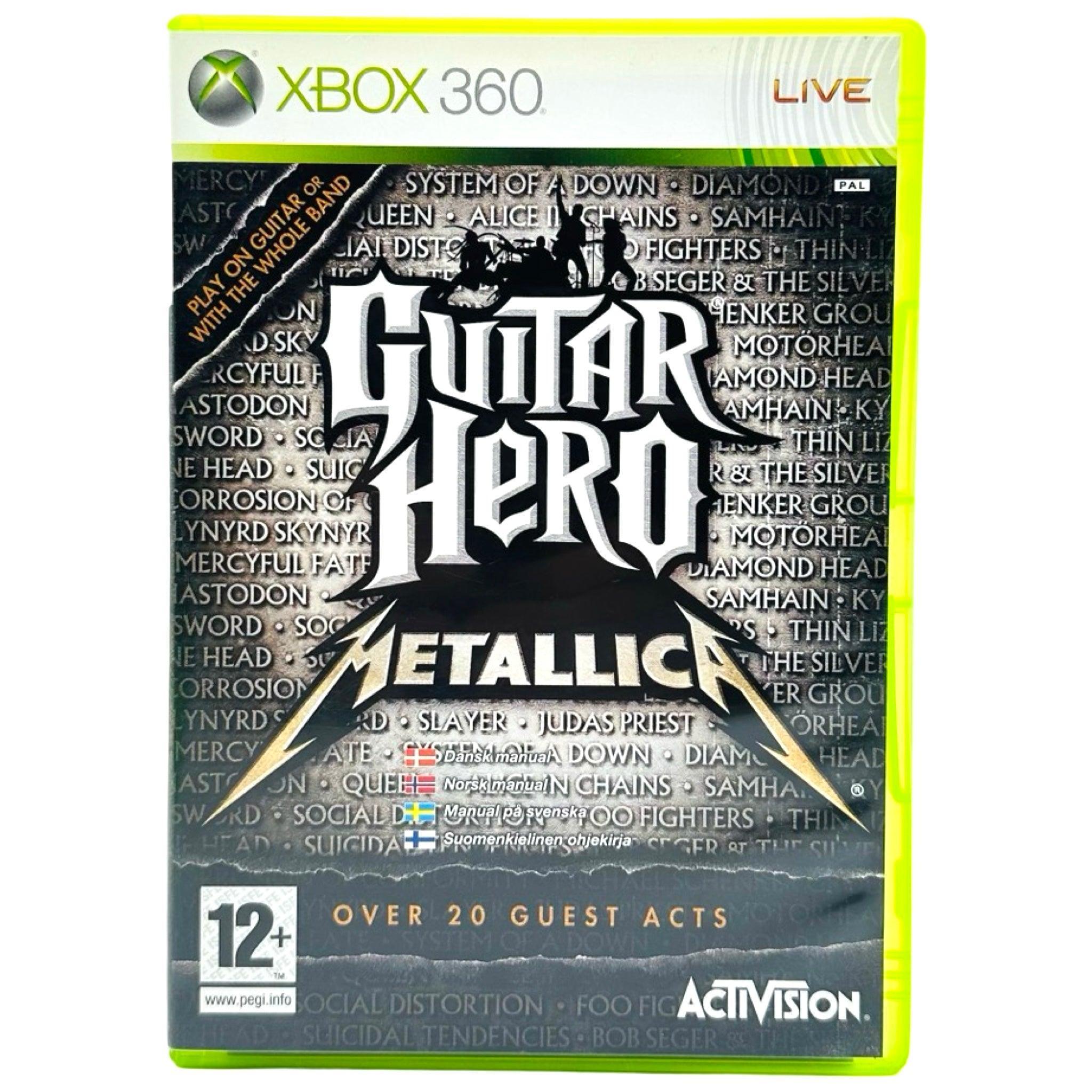 Xbox 360 Guitar Hero Metallica RetroGaming.no