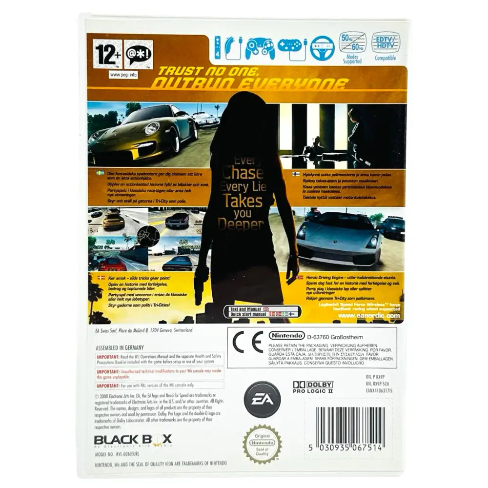 Need For Speed: Undercover - Nintendo Wii Spill