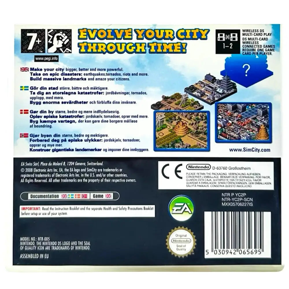 SimCity Creator - Nintendo DS Spill | Retrogaming.no